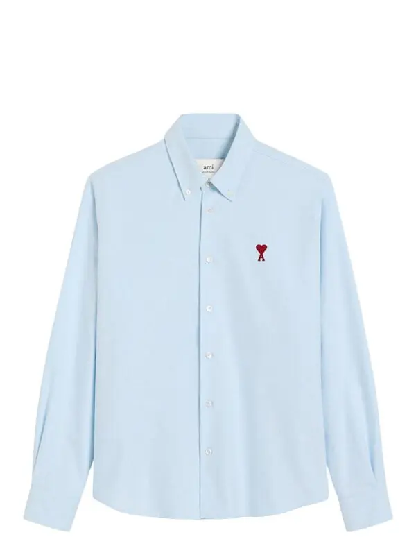 Ami De Coeur Cotton Shirt - Sky Blue