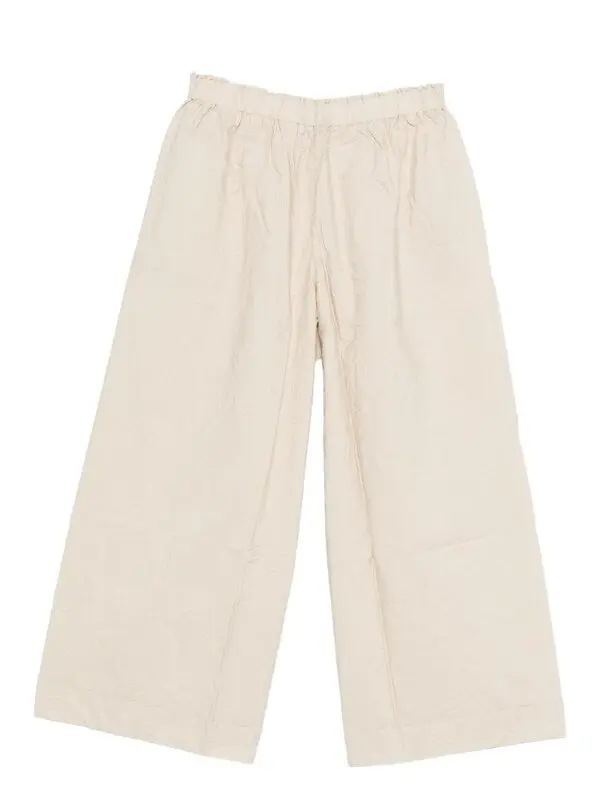 DANIELA GREGIS Cotton Trousers - Beige
