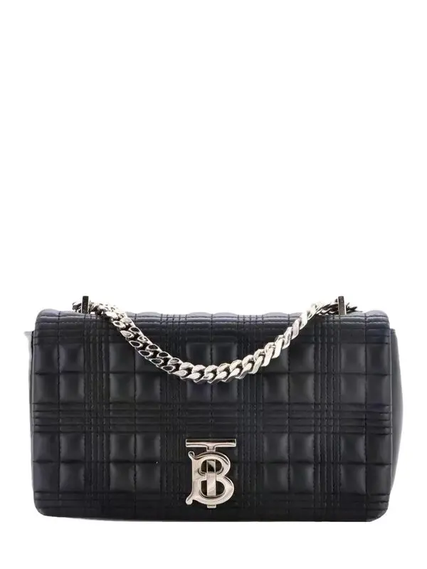 Burberry Lola Quilted Lambskin Small Shoulder Bag - Black