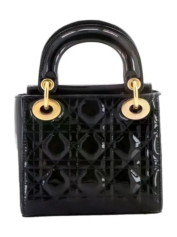 Dior Lady Mini Satchel - Black
