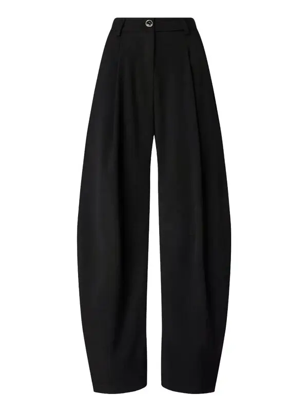 Pinko Button-up Trousers - Black