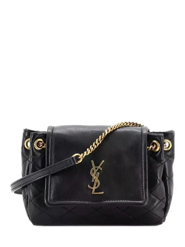 Saint Laurent Nolita Mini Satchel - Black