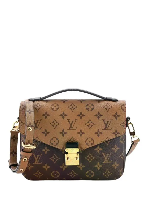 LOUIS VUITTON Pochette Metis Reverse Monogram Canvas Crossbody Bag - Brown