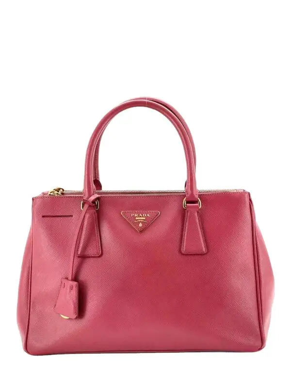 Prada Saffiano Leather Small Tote Bag - Pink