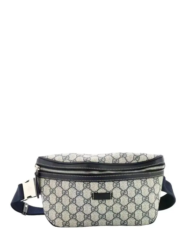 Gucci Gg Coated Canvas Small Belt Bag - Blue