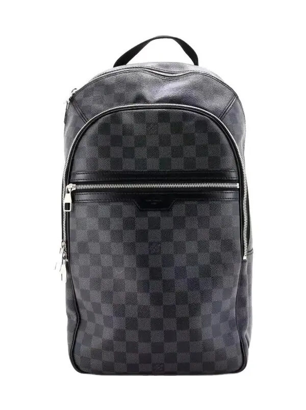LOUIS VUITTON Michael Damier Graphite Backpack - Black