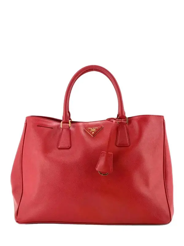 Prada Lux Open Saffiano Leather Large Tote - Red