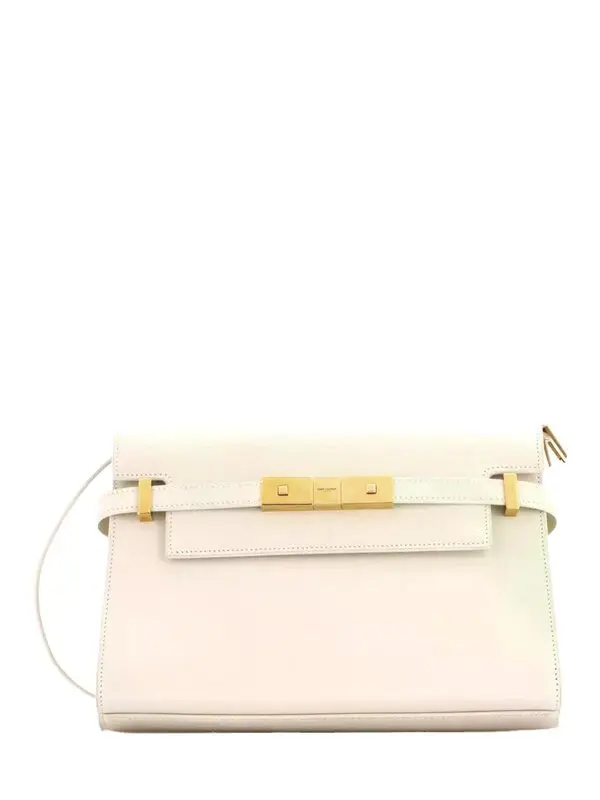 Saint Laurent Manhattan Small Shoulder Bag - White