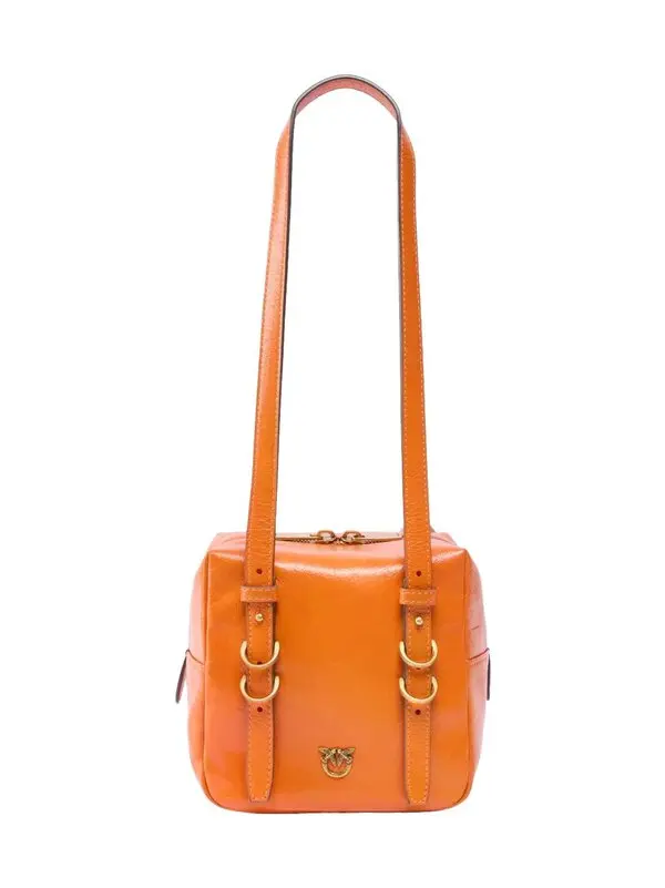 Pinko Ring-detail Shoulder Bag - Orange