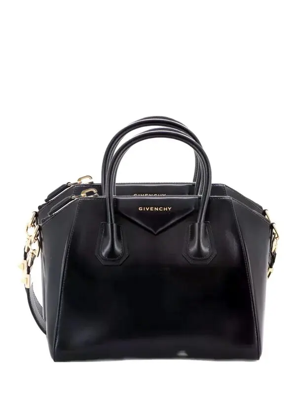 Givenchy Antigona Small Satchel Glazed Leather - Black
