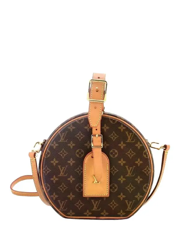 LOUIS VUITTON Petite Boite Chapeau Monogram Crossbody Bag - Brown