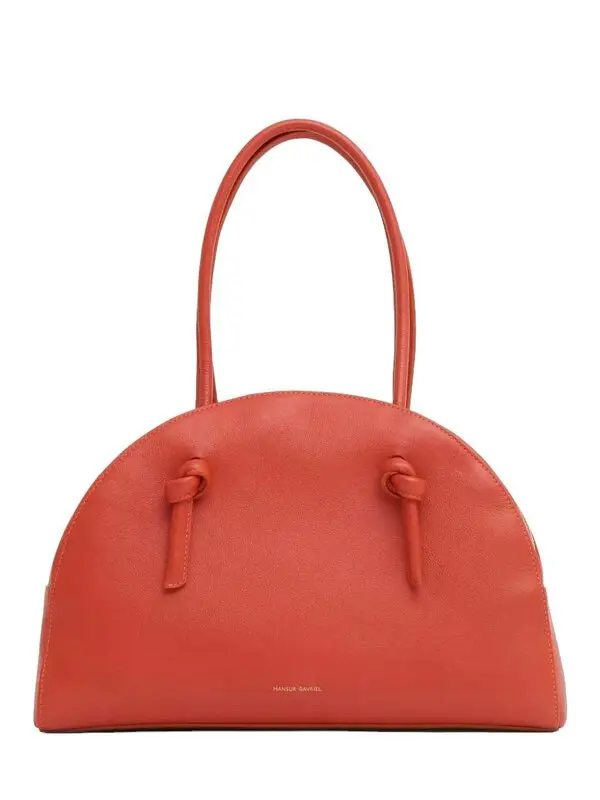 MANSUR GAVRIEL Fortuna Knotted Bowling Bag - Orange