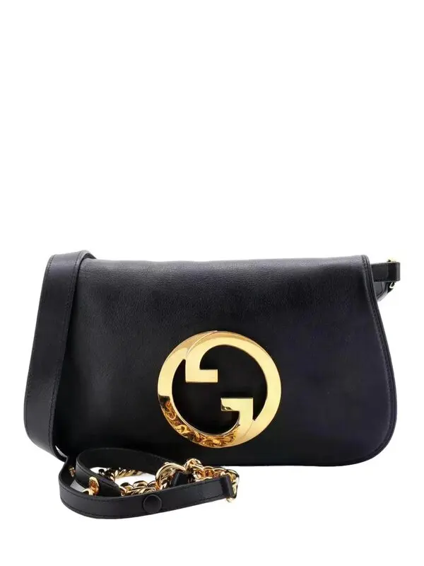 Gucci Blondie Chain Flap Bag - Black