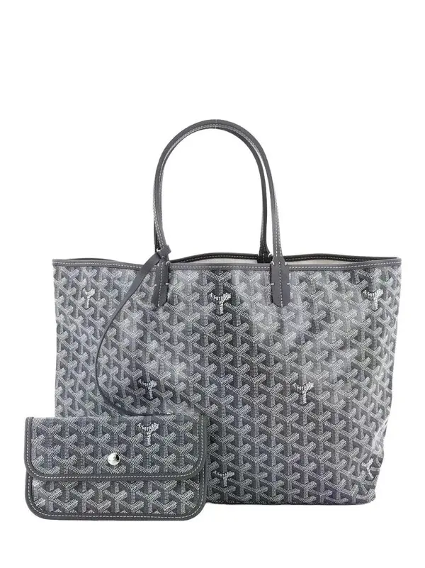 Goyard Saint Louis Coated Canvas Pm Tote Bag - Grey
