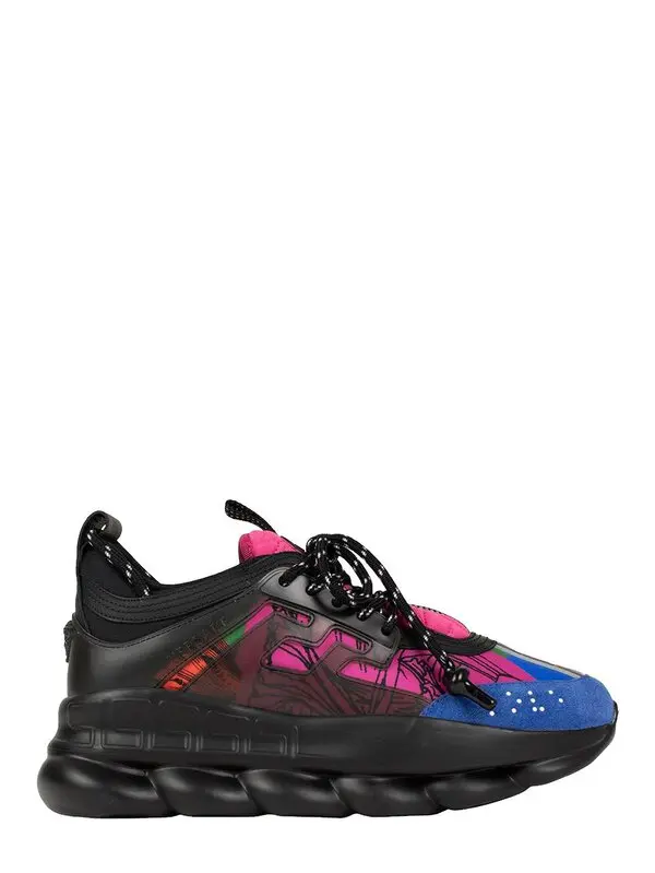 Versace Chain Reaction Sneakers - Pink