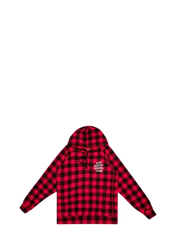 ANTI SOCIAL SOCIAL CLUB Crossed Out Hoodie - Red