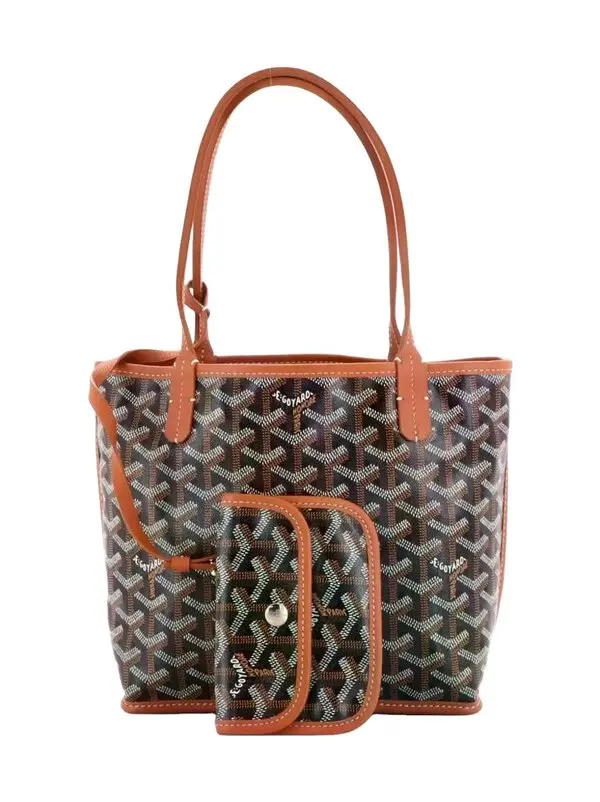 Goyard Anjou Reversible Mini Satchel - Brown