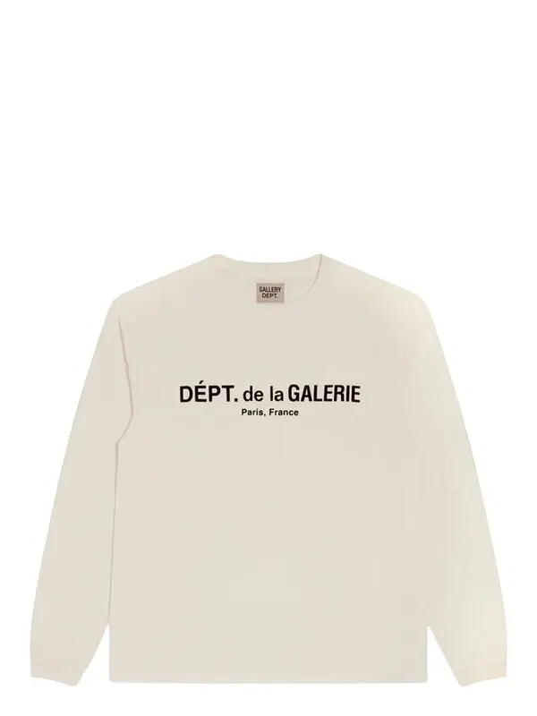 GALLERY DEPT. French Logo Long-sleeve Tee - Cream