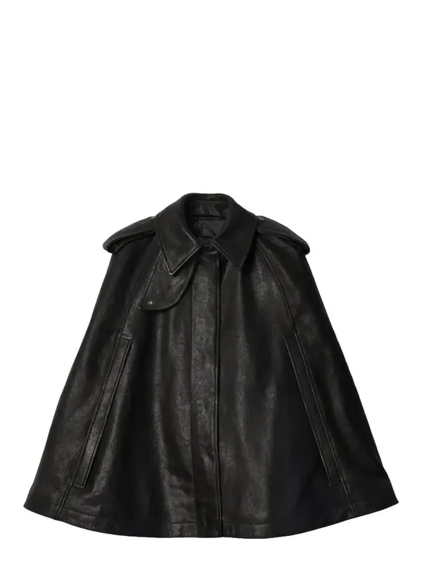 Burberry Leather Cape - Black