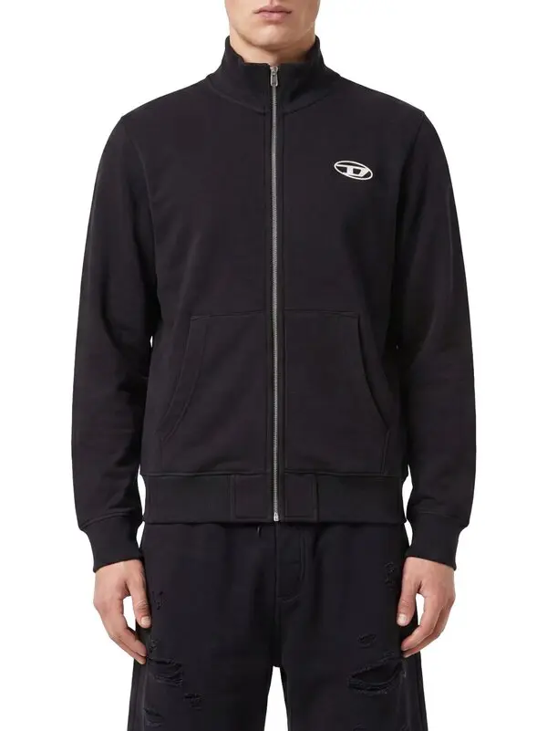 DIESEL® Full Zip Sweatshirt - Black