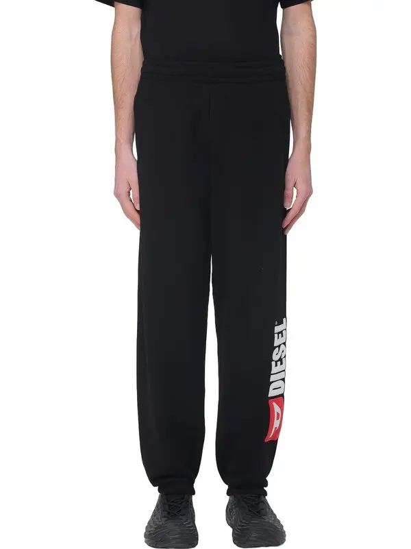 DIESEL® Relaxed Fit Trousers - Black