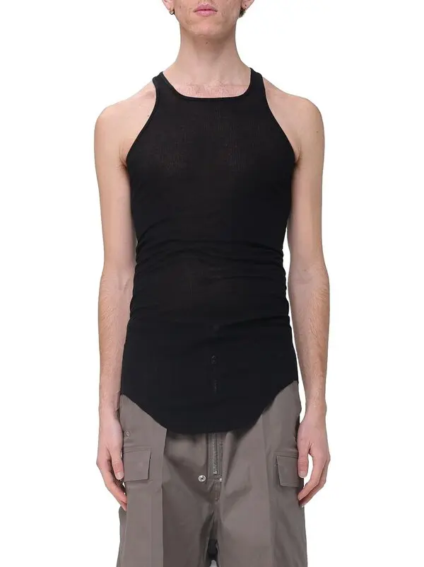 Rick Owens Cotton Tank Top - Black