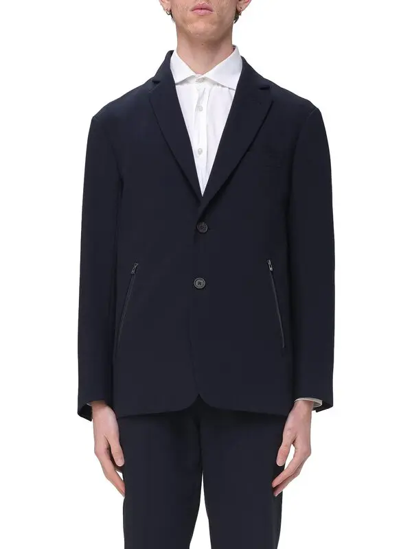 Emporio Armani Single-breasted Blazer - Navy