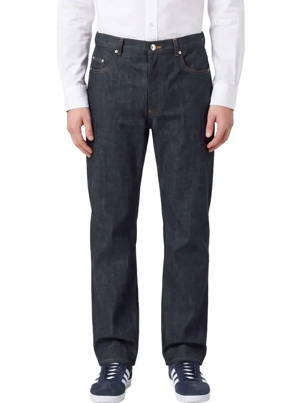 A.p.c. Fairfax Straight Fit Cotton Jeans - Blue