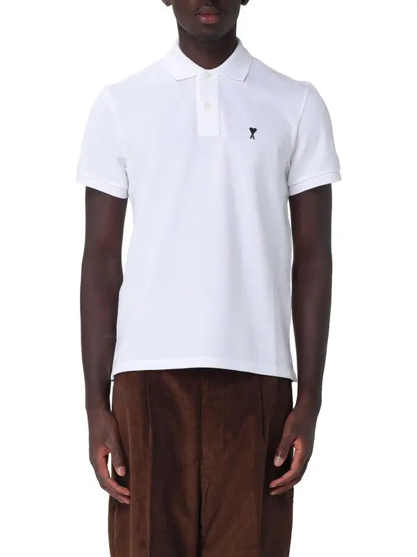AMI Paris Polo Shirt - White