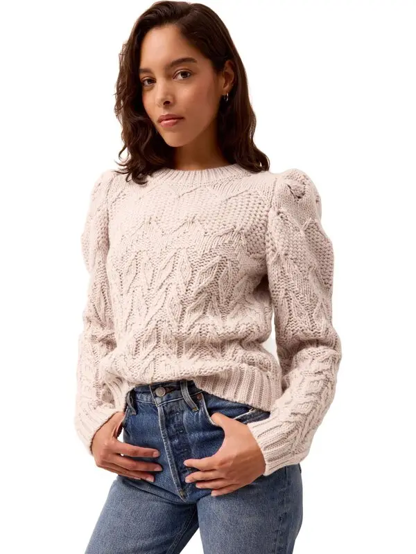 MARIE OLIVER Felicia Bow-back Sweater - Antarctica