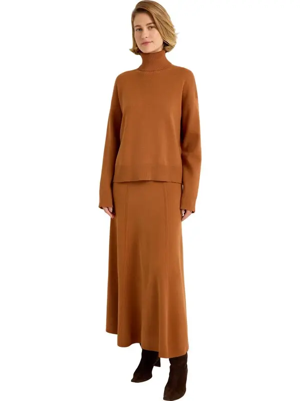 MARIE OLIVER Jemma Skirt - Umber
