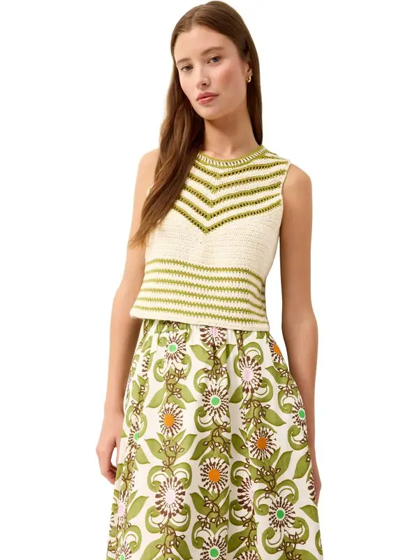 MARIE OLIVER Cass Top - Spinnaker