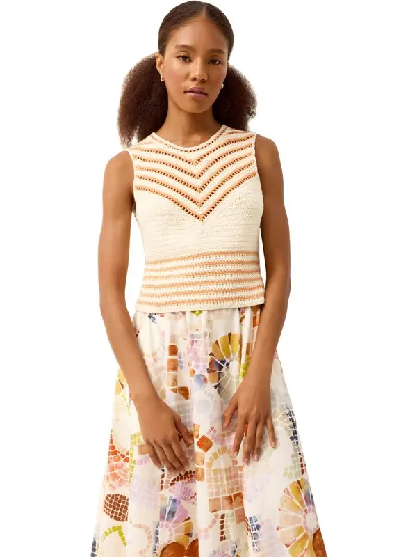 MARIE OLIVER Cass Crochet Top - Splice