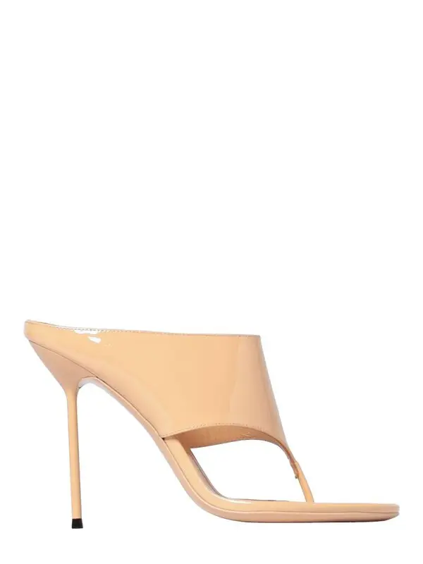 Paris Texas Heeled Sandal - Beige