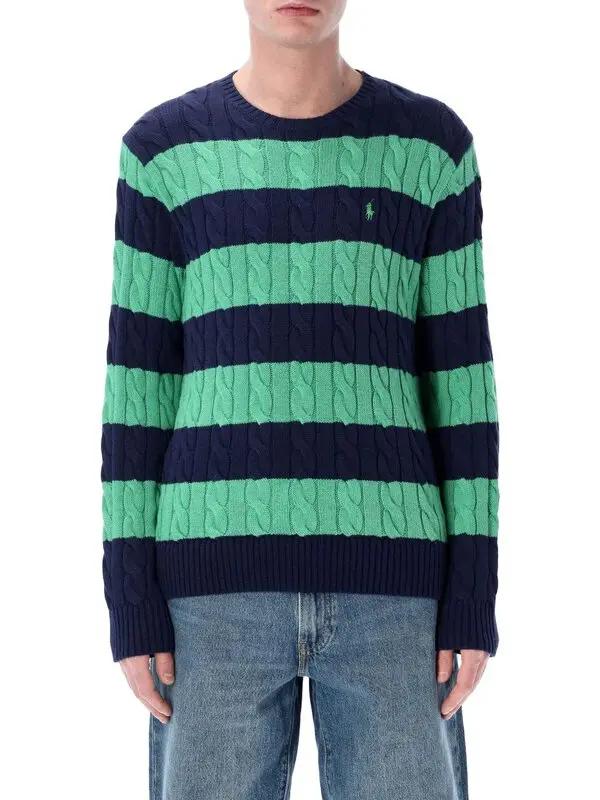 Polo Ralph Lauren Striped Sweater - Green