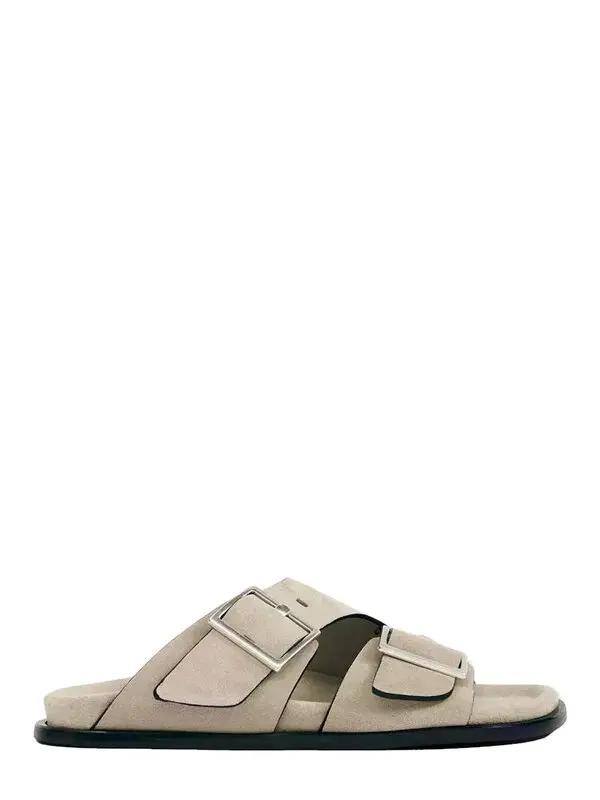 ALOHAS Alba Buckle Strap Sandals - Neutrals