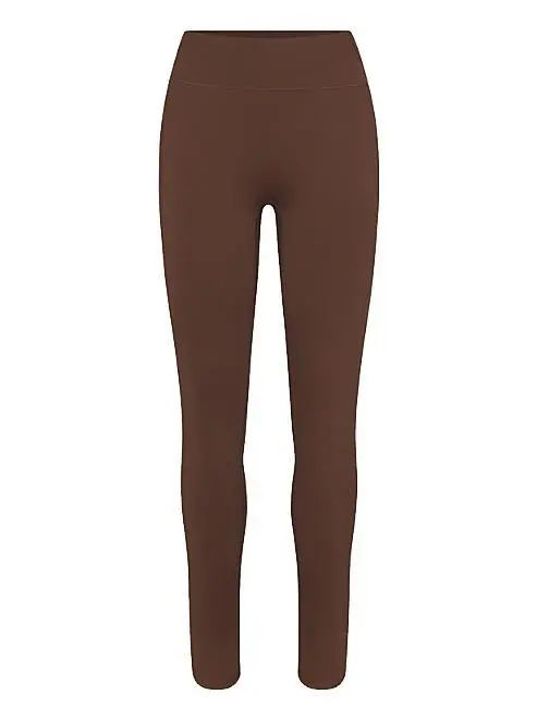 NIKESKIMS Matte 26-inch Workout Leggings - Dark Sepia