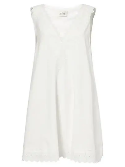 Dissh Annabel V-neck Mini Dress - White