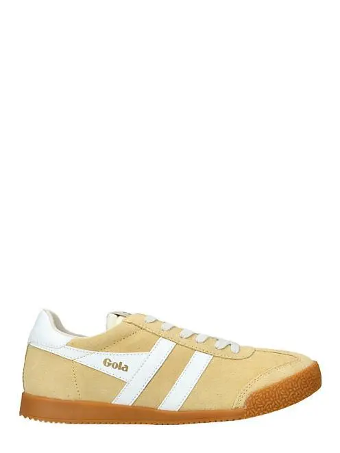 Gola Elan Suede Trainers - Mustard