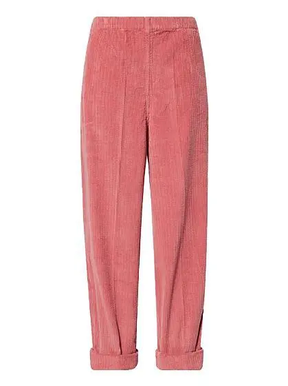 American Vintage Padow Corduroy Cotton Trousers - Bois De Rose Vintage