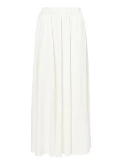 Dissh Modal-blend Maxi Skirt - White