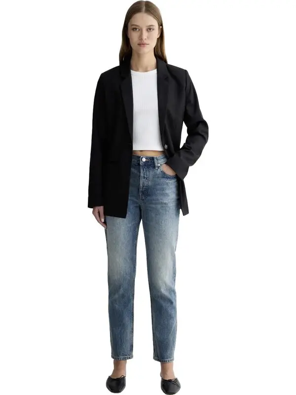 Everlane 90s Cheeky® Straight Leg Jean - Vintage Mid Blue