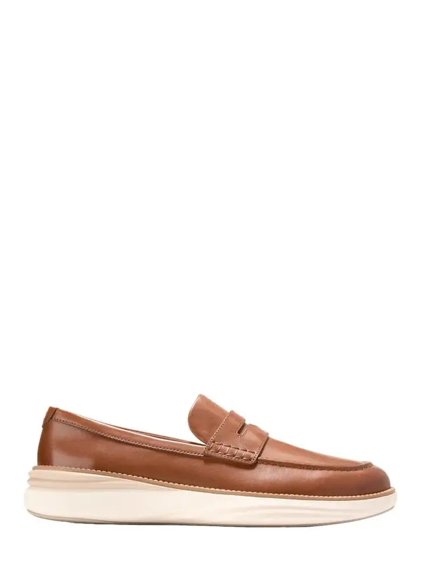 Cole Haan Riginalgrand Horizon Penny Loafers - British Tan-natural-ivory