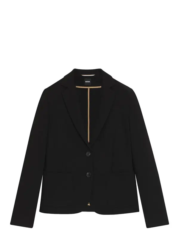 BOSS Slim-fit Single-breasted Jacket - Black