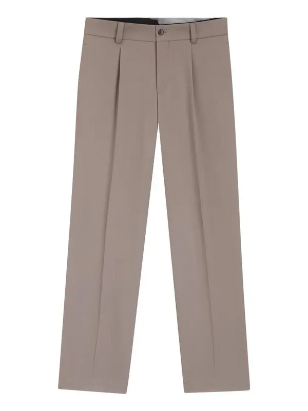 Hugo Modern-fit Stretch Twill Trousers - Light Brown