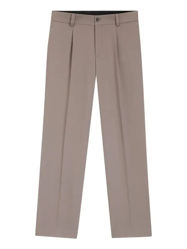 Hugo Modern-fit Stretch Twill Trousers - Light Brown