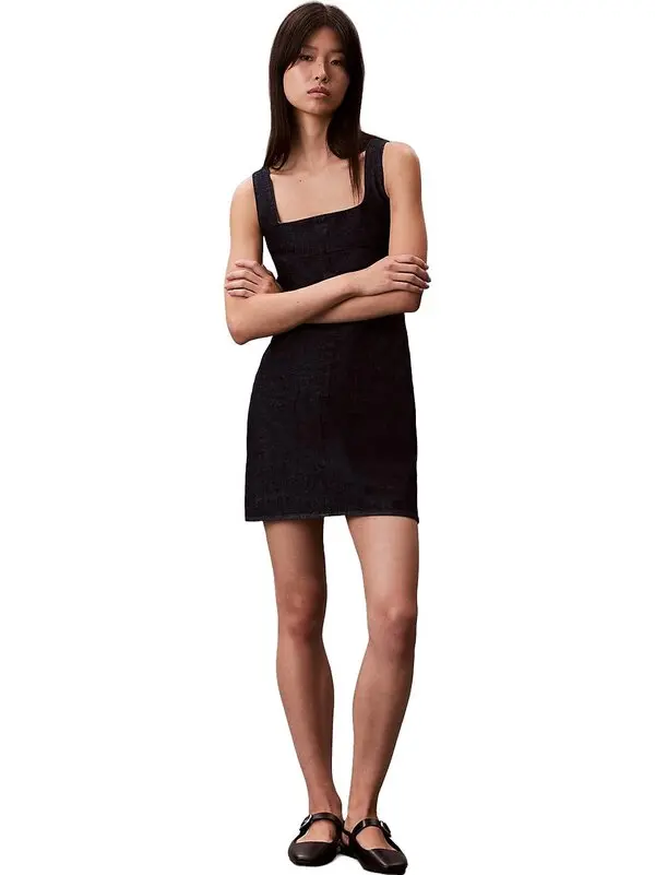 Calvin Klein Sculpt Mini Dress - Ck Classic Rinse