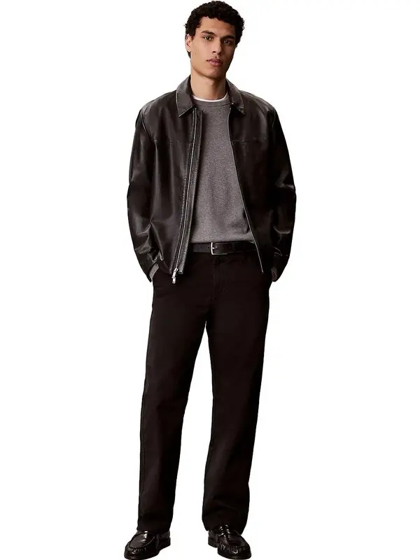 Calvin Klein 90s Straight Chino Pants - Black