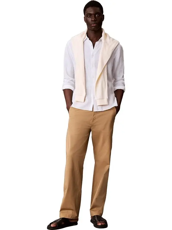 Calvin Klein 90s Straight Chino Pants - Tigers Eye