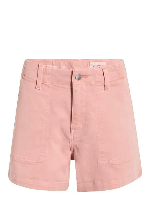 Ag Analeigh High Waist Twill Shorts - Sulfur Sparkling Rose